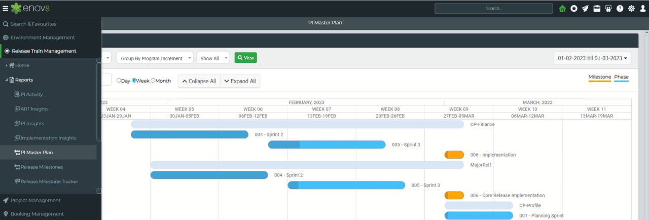 Test Environment & Release - Planning & Coordination - enov8